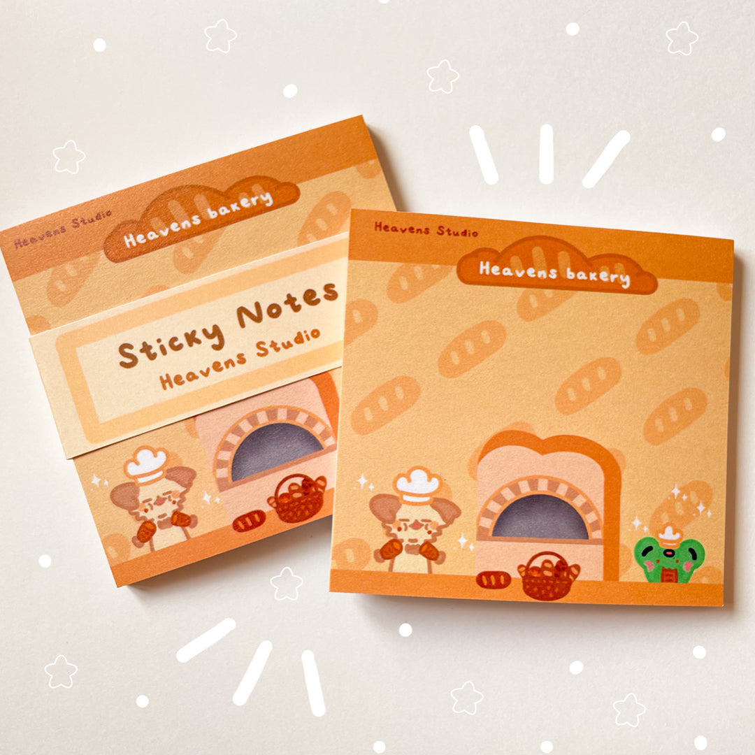 Bakery Sticky Notes – Heavens Studio